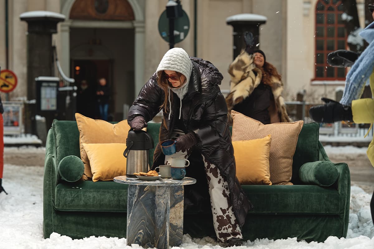 Antilopen l Ekstra trekk i fløyel, bomull & lin l SWEEF