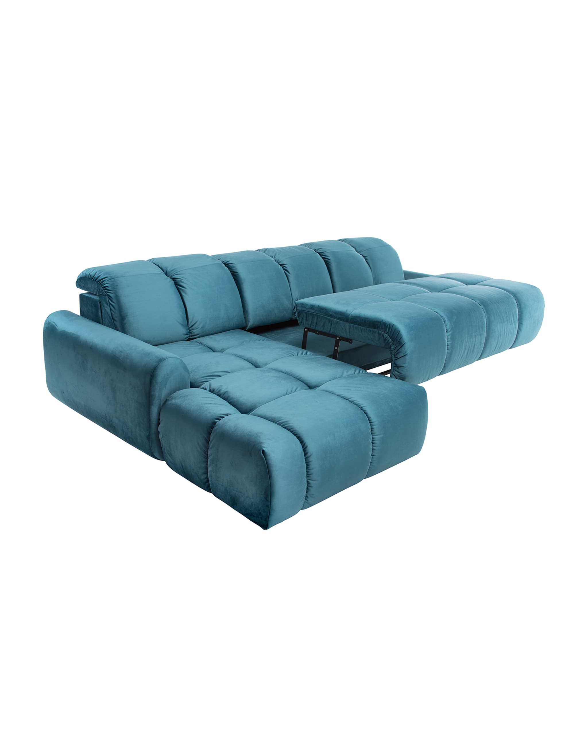 VALROSSEN l Kul, stor og moderne sovesofa i fløyel, boucle eller ...